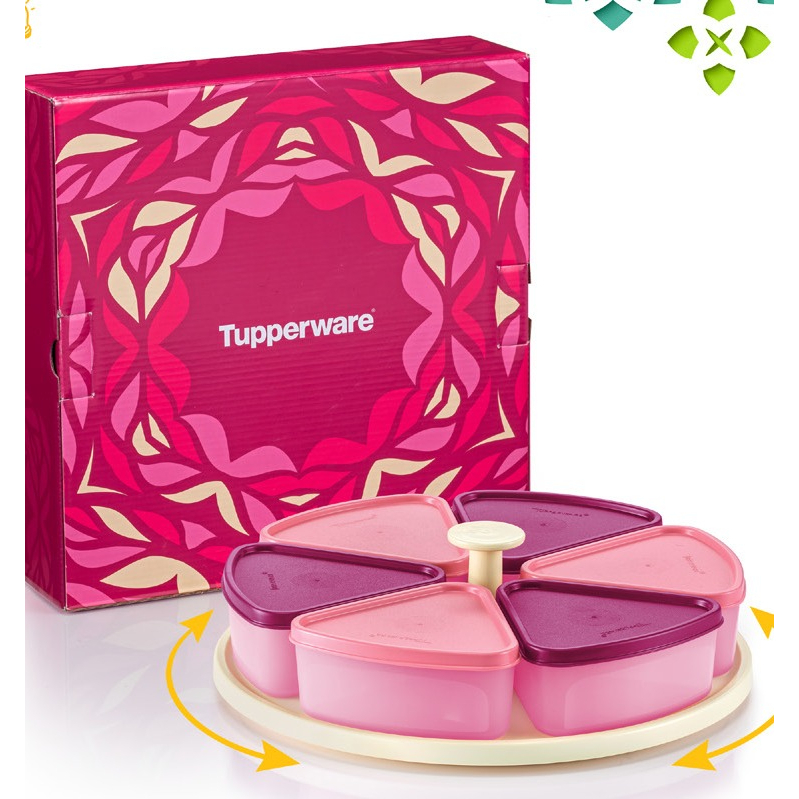 Tupperware Modular Carousel 1 Tray Container 6 200ml Gift Box
