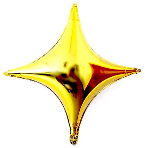 Mytex Giant 38" Starpoint Gold Foil Balloons (4 Point) | Shopee Malaysia