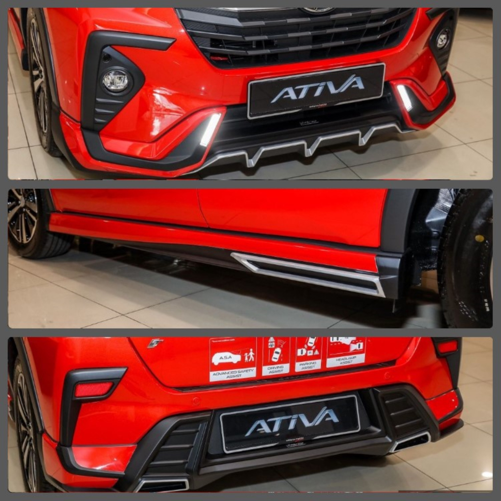 Perodua Ativa 1st Generation Gear UP Skirting Body Kit ABS Ready Stock ...