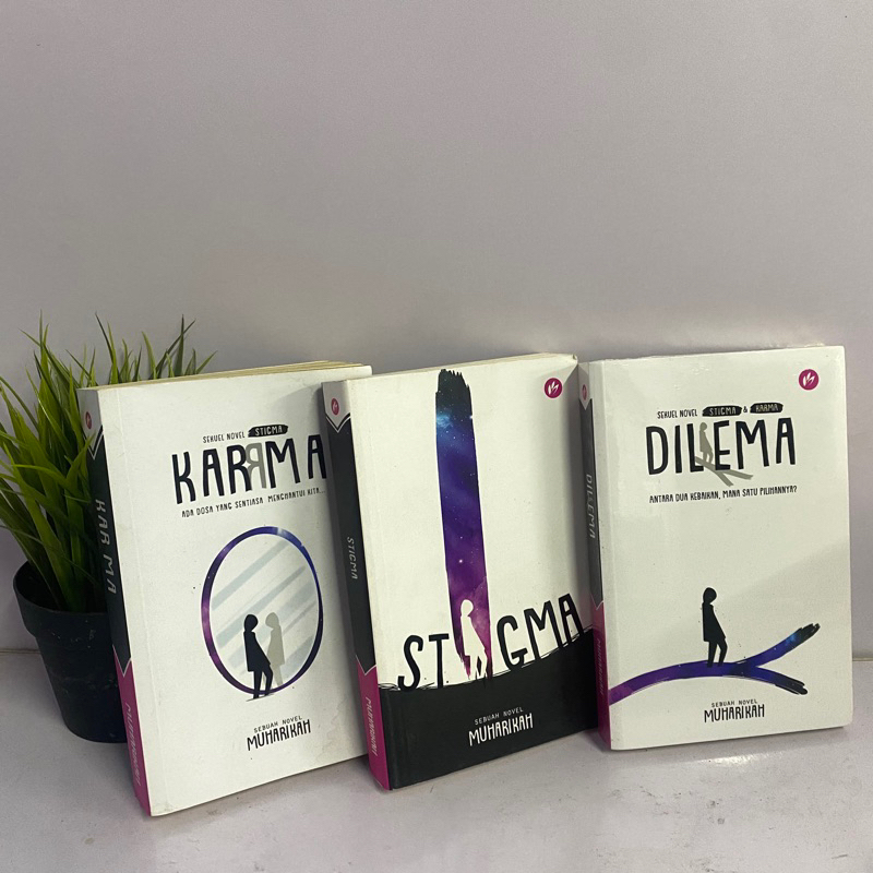 PRELOVED NOVEL MUHARIKAH SAYONARA JAHILIAH/ STIGMA/KARMA/LAGENDA BUDAK ...