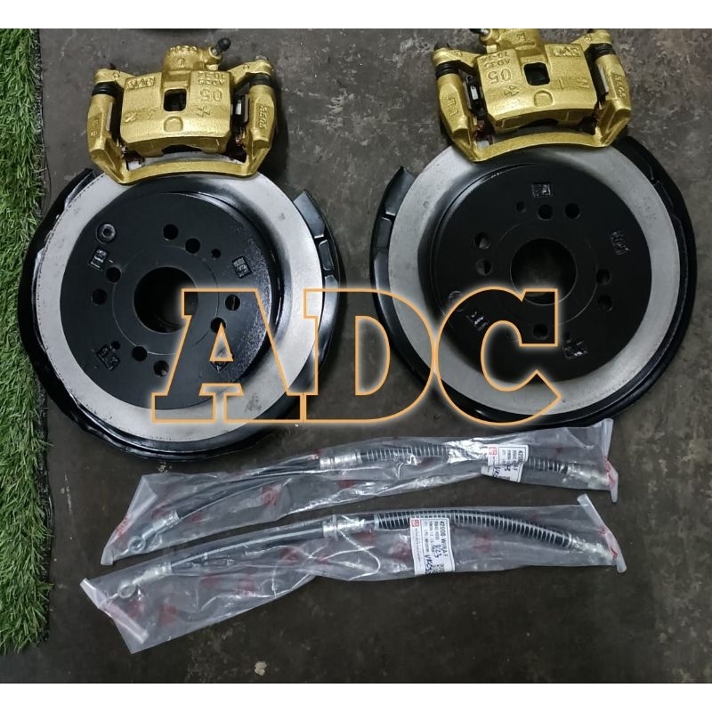 Set Disc Brek Belakang Perdana 10 inci Pnp Myvi,, Axia, Bezza, Viva ...