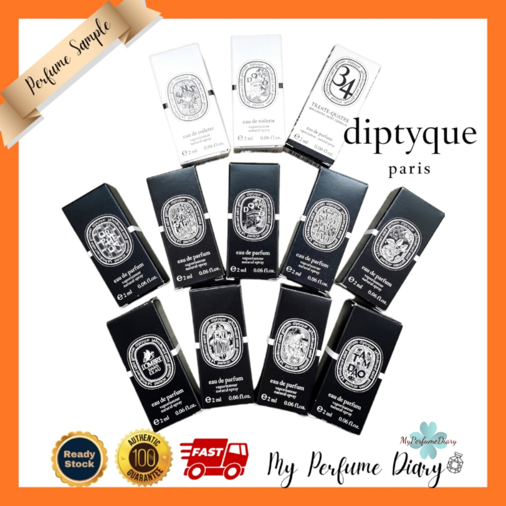 Diptyque Doson/Eau Rose/34 Trente-Quatre/TamDao/OUD Palao/Lombre Dans ...