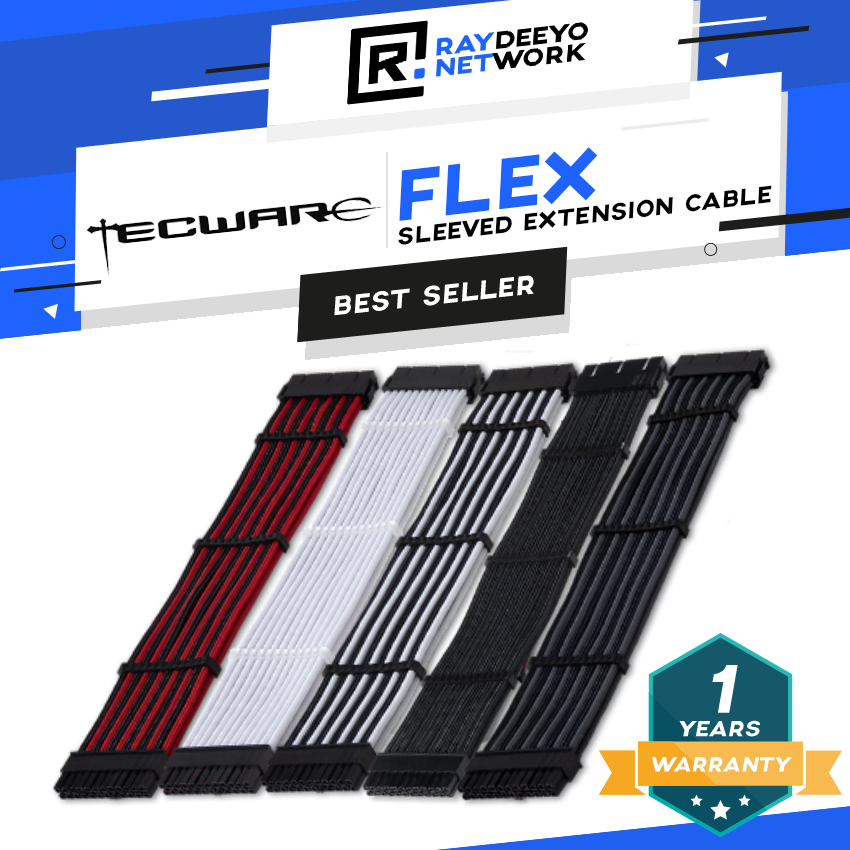 Tecware Flex Sleeved Extension Cables [Transform PC into Art] | Shopee ...