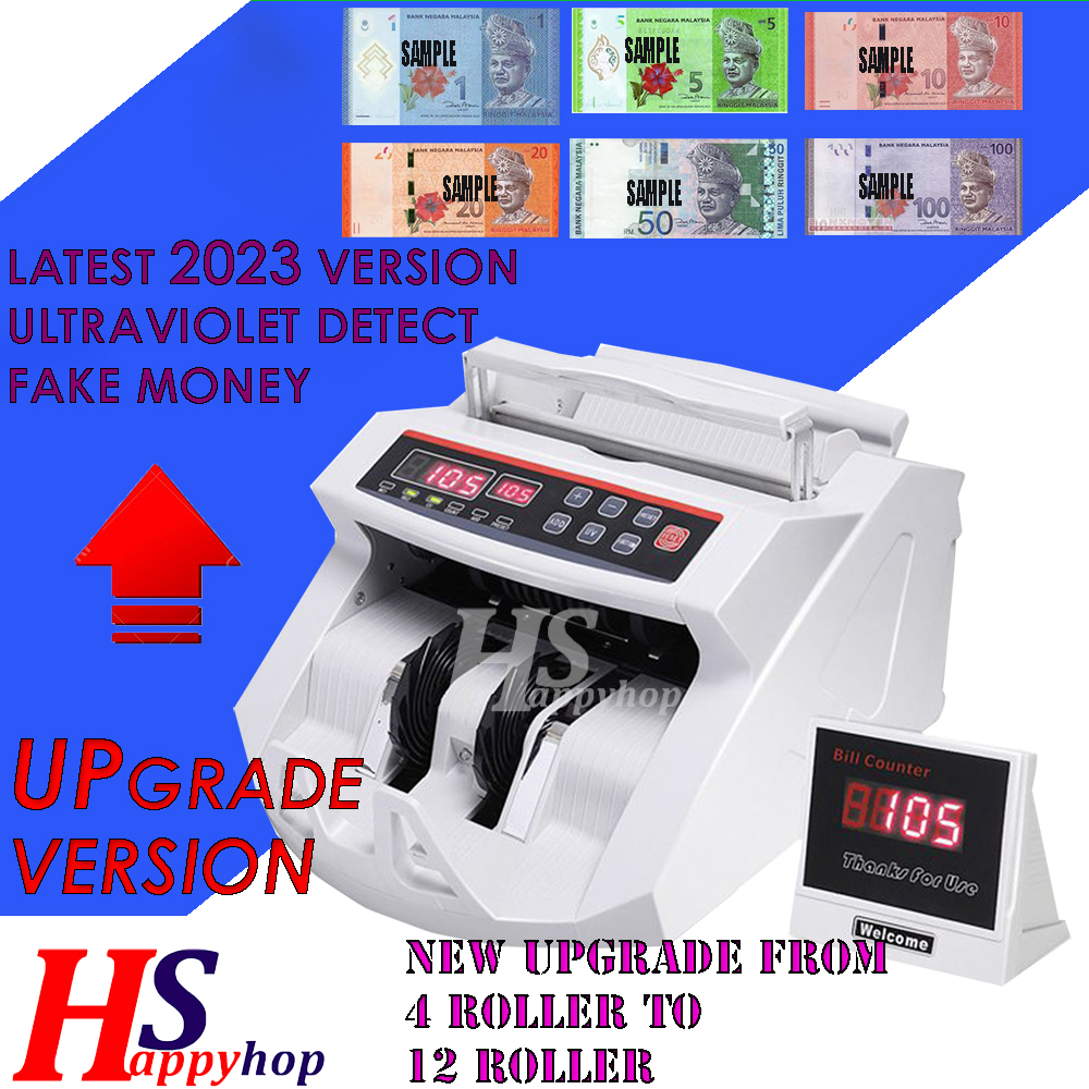 Banker Money Note Counter Cash Machine New Version | Shopee Malaysia