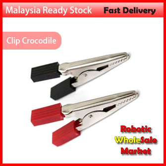 Clip Crocodile Black / Red 33/50mm | Shopee Malaysia