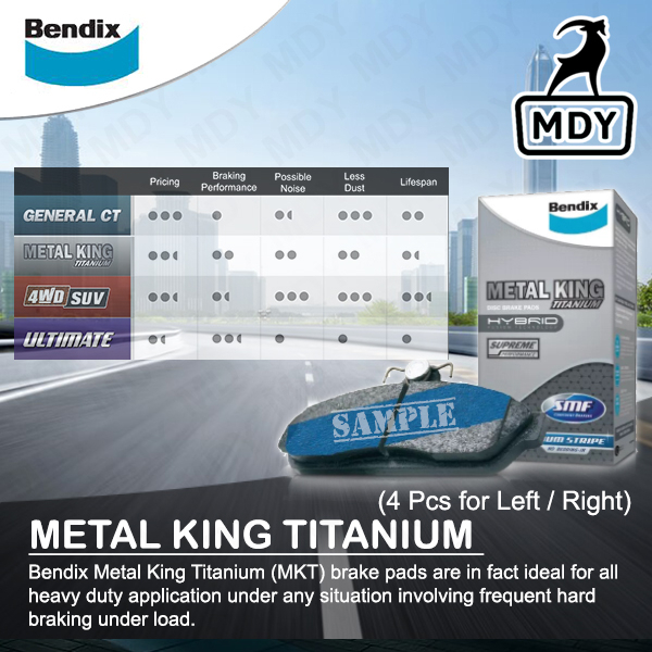 Bendix MKT DB1835 Front Navara D40 Frontier D4D Serena C26 Disc Brake ...