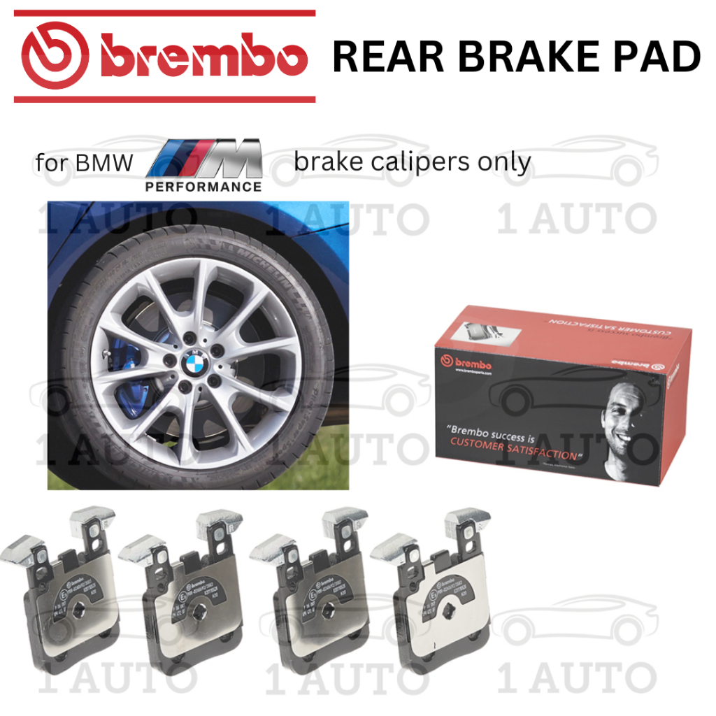 GENUINE BREMBO REAR BRAKE PAD for BMW F20 F30 M PERFORMANCE CALIPER BBK ...