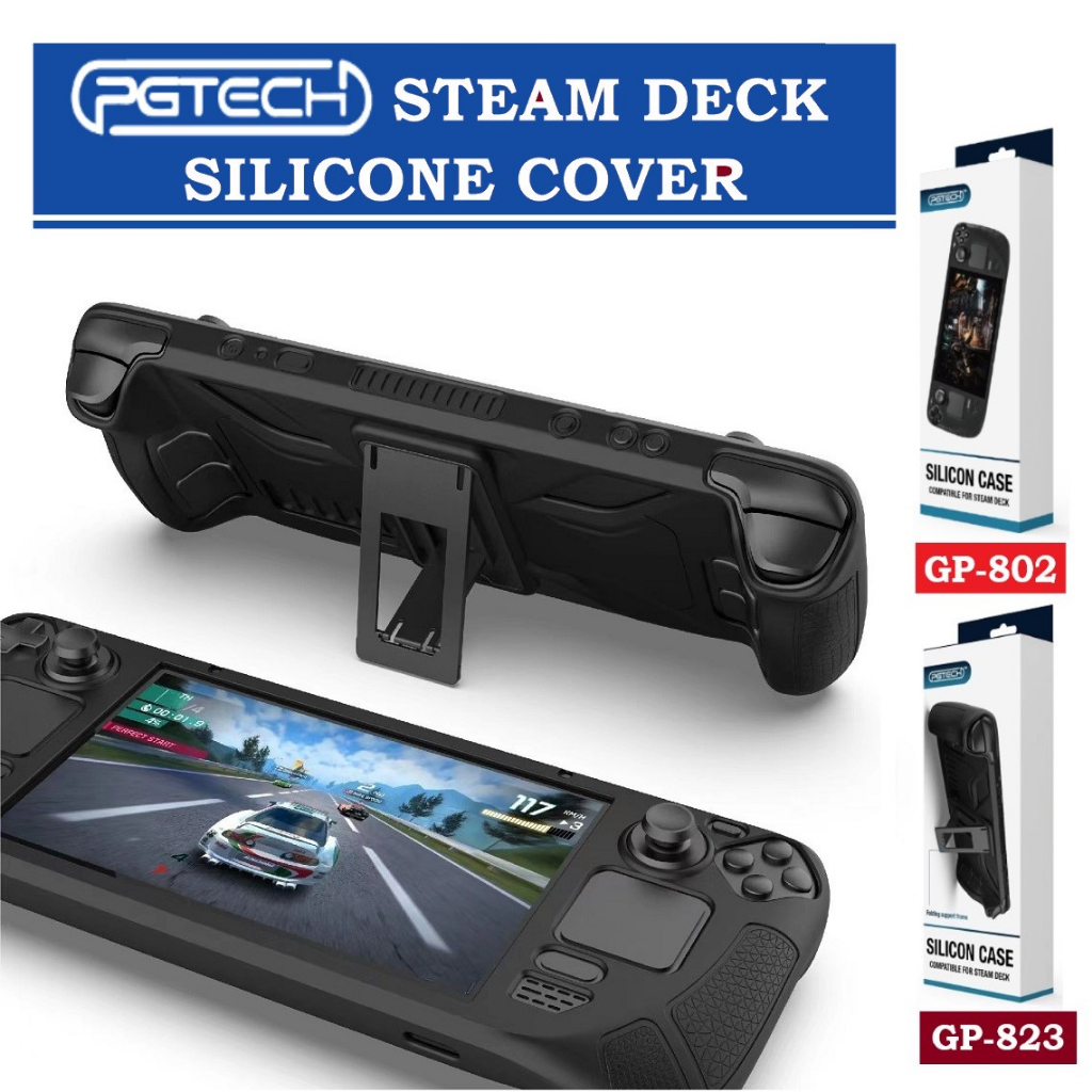 PGTECH Steam Deck Silicone Case GP802 with Kickstand GP823 | Shopee Malaysia