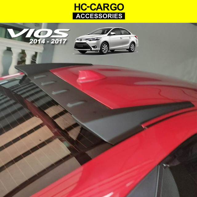 TOYOTA VIOS 2014-2017 ROOF SPOILER DIFFUSER BLACK | Shopee Malaysia