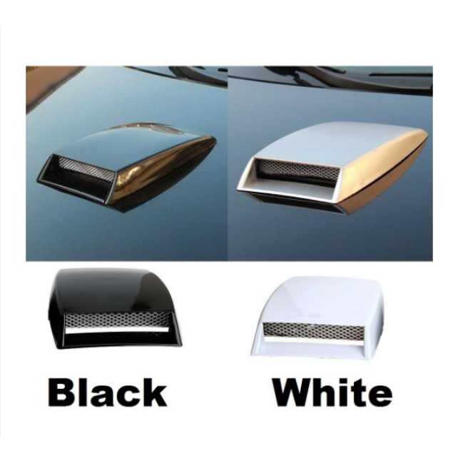 Universal Car Decorative Air Flow Intake Scoop Bonnet Vent Sticker ...