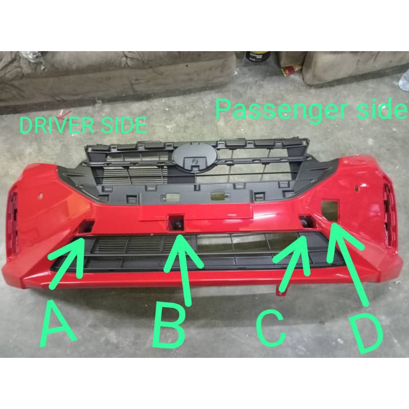 COVER TOWING FRONT BUMPER MYVI FL 2022 | Shopee Malaysia