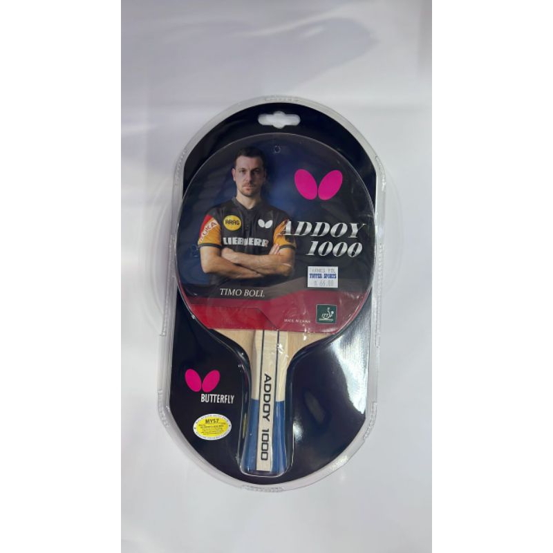 Butterfly ADDOY 1000 Shakehand Table Tennis Bat | Shopee Malaysia