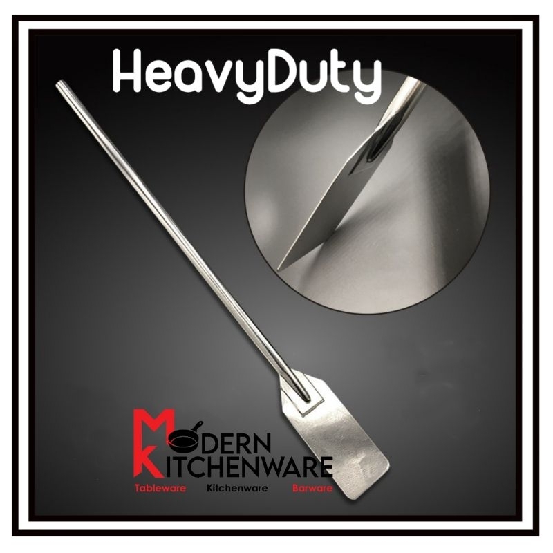 【ModernKitchenware】HeavyDuty Stainless Steel Long Spatula | Shopee Malaysia