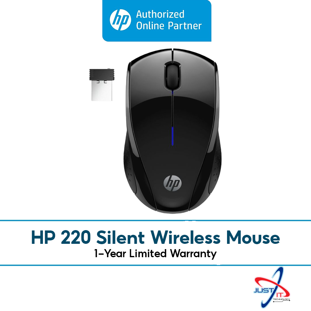 HP 220 (SILENT) WIRELESS MOUSE - BLACK | Shopee Malaysia