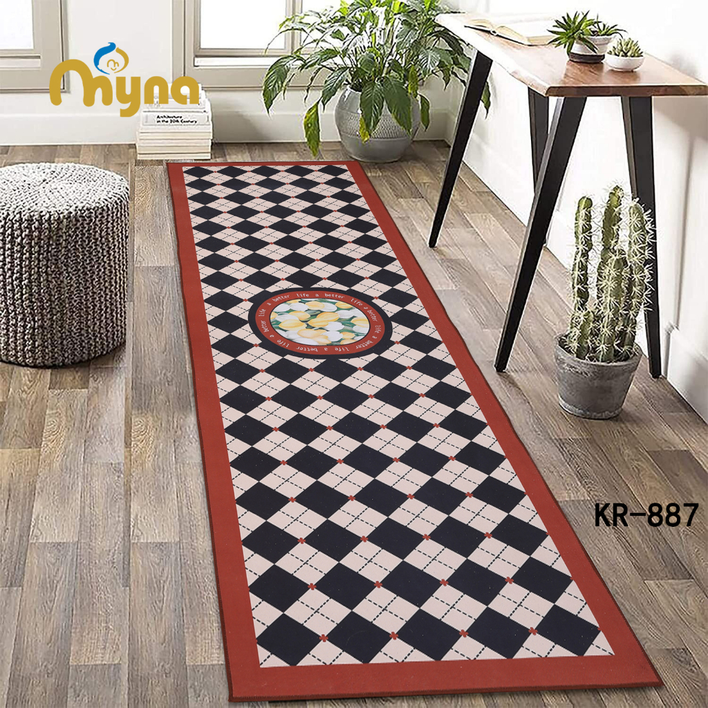M 200cm x 80cm 5D Karpet Tatami Anti Slip Nordic Gulung Heritage ...