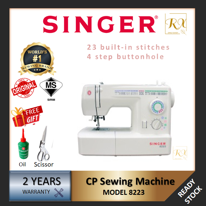 [BUBBLE WRAP] SINGER 8223 CP SEWING MACHINE PORTABLE MESIN JAHIT | Shopee Malaysia
