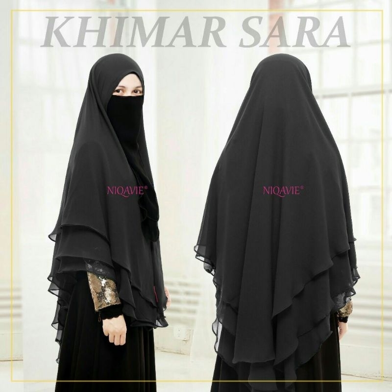 KHIMAR 4XL /KHIMAR LABUH - khimar sara (3 layer) | Shopee Malaysia