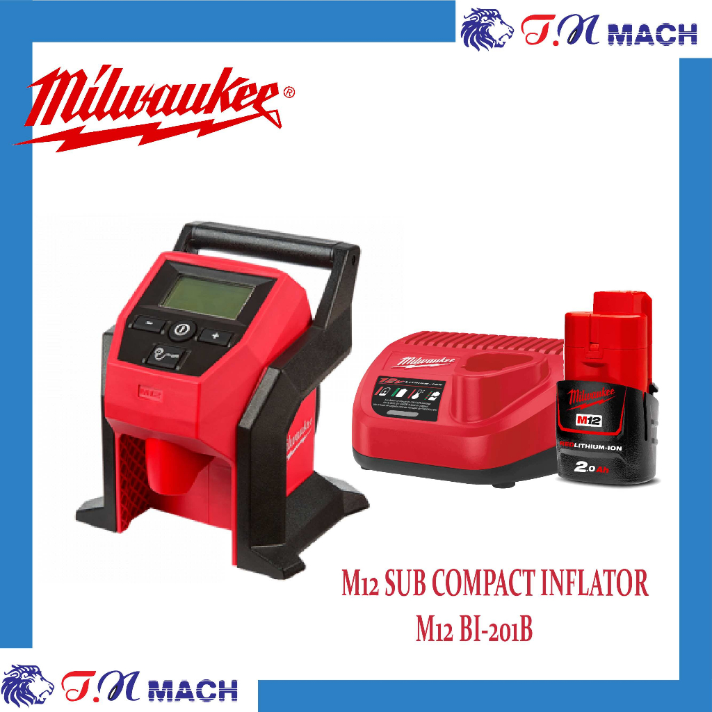 MILWAUKEE M12 SUB COMPACT INFLATOR M12 BI-201B | Shopee Malaysia
