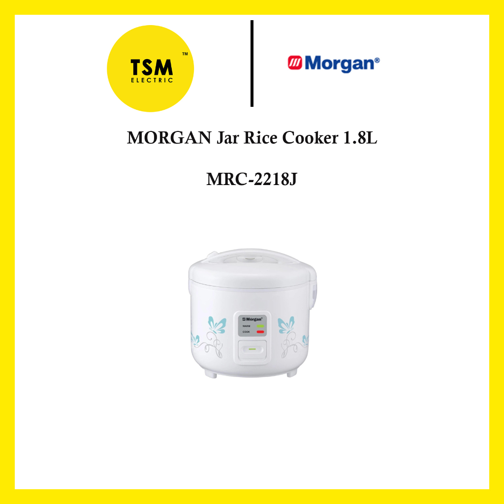 Morgan Jar Rice Cooker 1.8L MRC-2218J | Shopee Malaysia