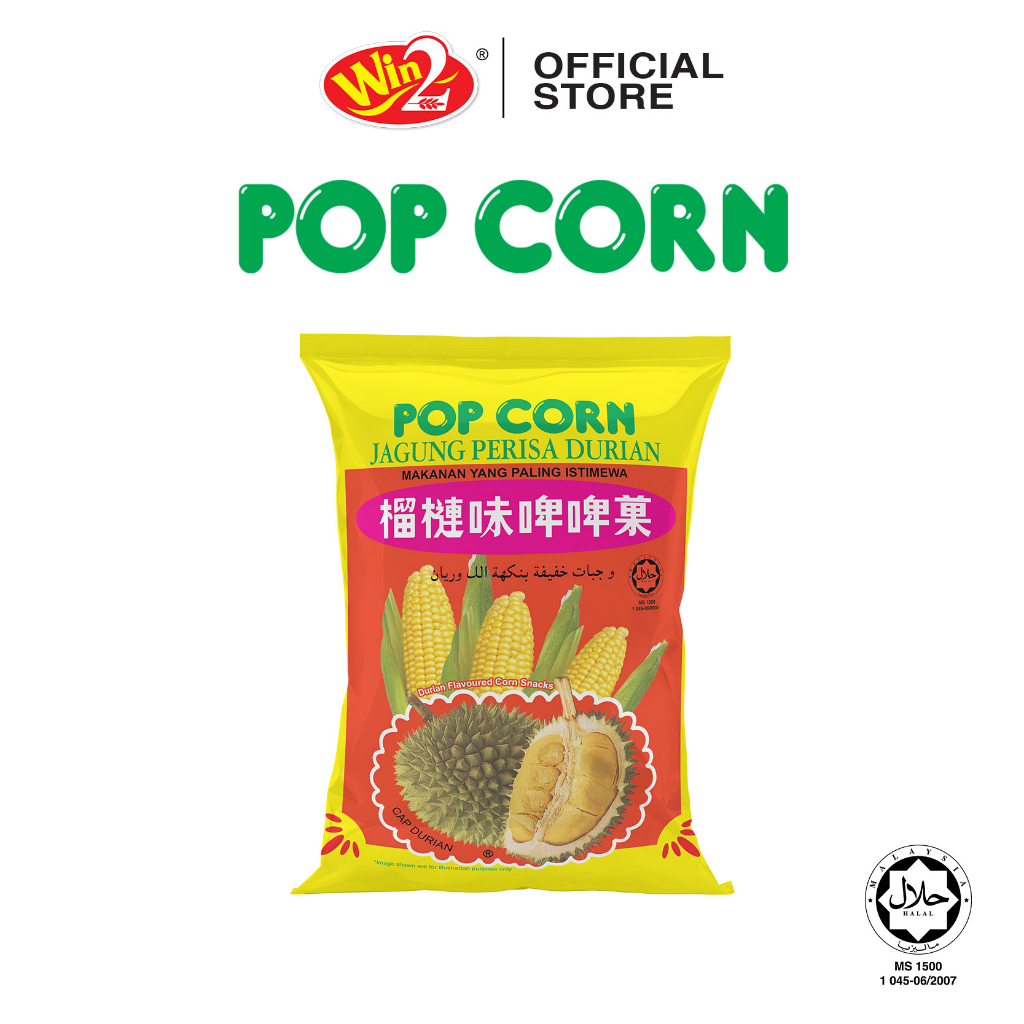 Win Win Pop Corn Durian Flavour (70g) | Shopee Malaysia