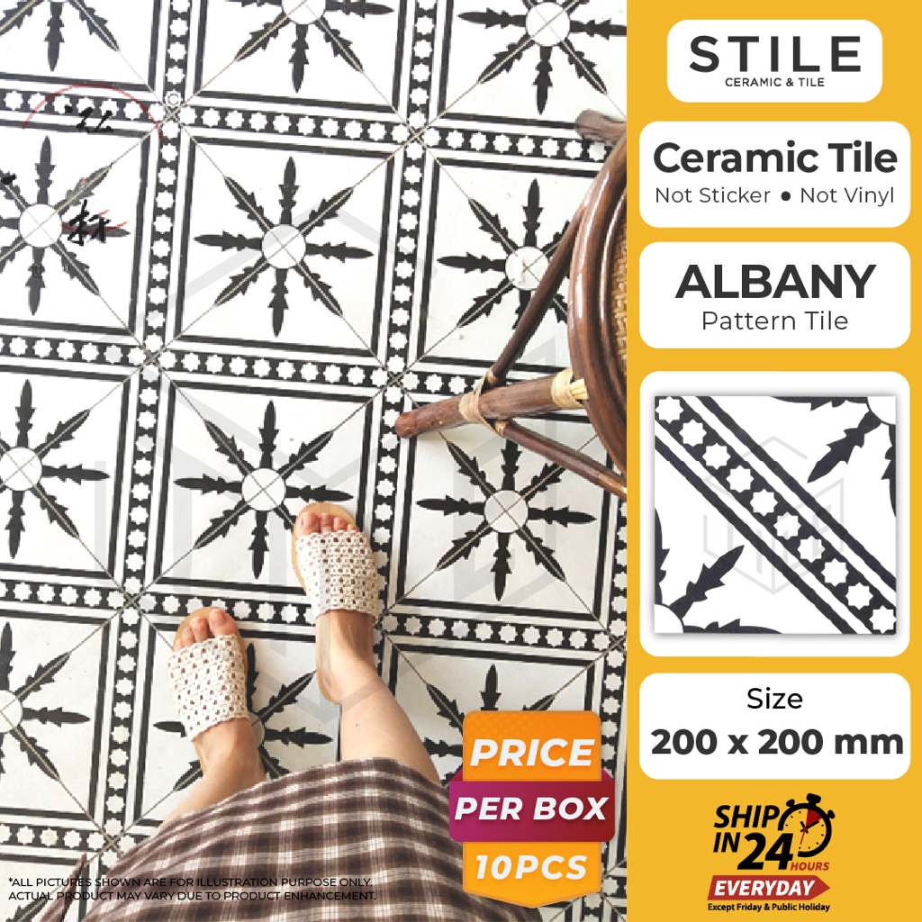 [REAL TILE] 10 PCS ALBANY MOSAIC TILES/MOZEK/CERAMIC TILES/MOZEK DAPUR ...