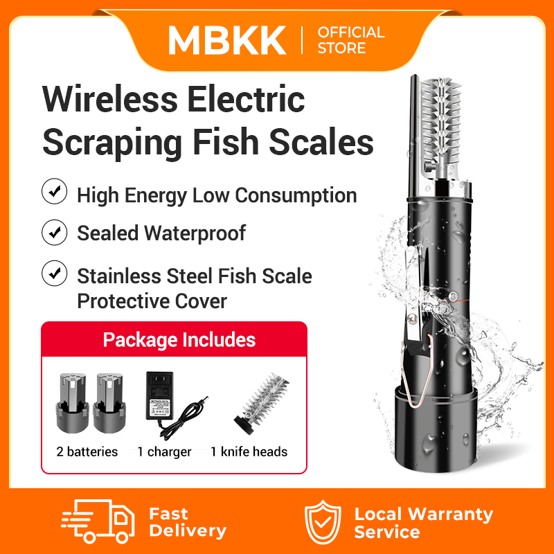 [READY STOCK]Portable Charging Cordless Electric Fish Scaler Fish Scale ...