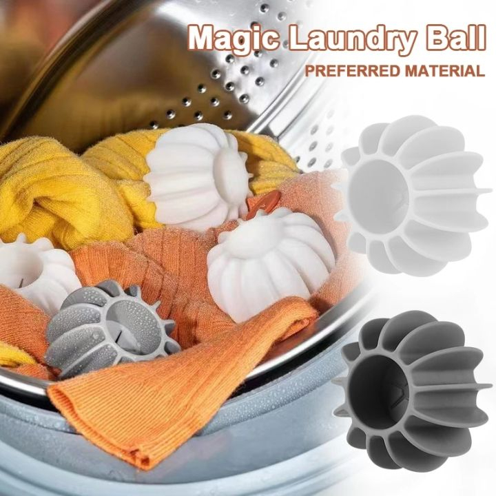 Reusable Silicone Laundry Ball Clothes Hair Remover Catcher Anti ...