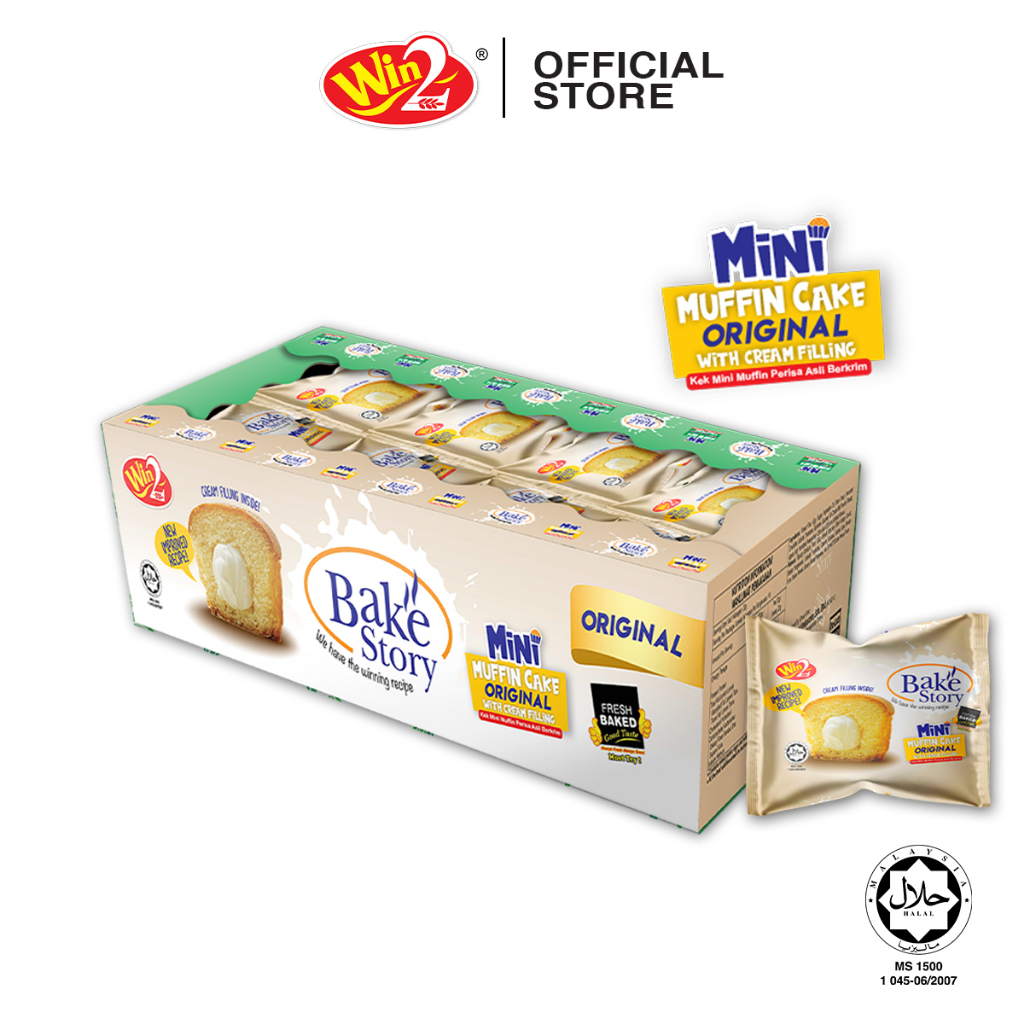 Win Win Bake Story Mini Muffin Cake (360g/20g x 16 PKTS) | Shopee Malaysia