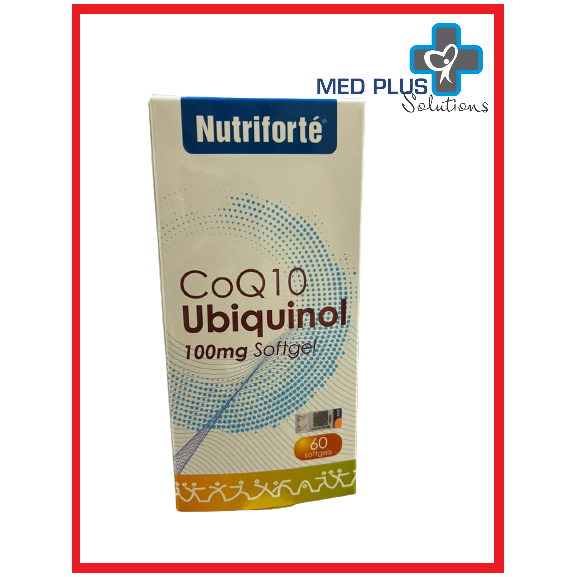 Nutriforte CoQ10 Ubiquinol 100mg softgel 60's (Exp: 8/2025) | Shopee ...