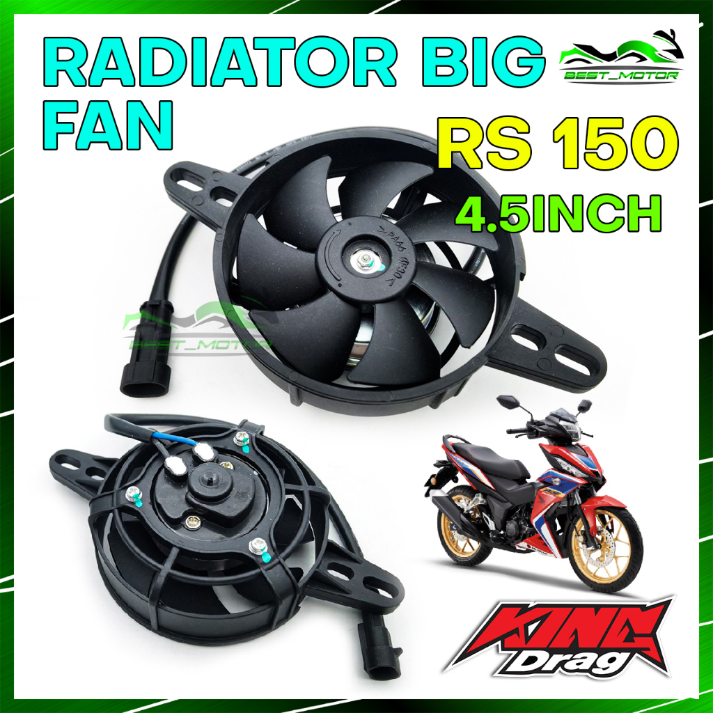 BIG RADIATOR RACING BESAR CURVE KING DRAG YAMAHA Y15 / Y16 / LC 135 ...