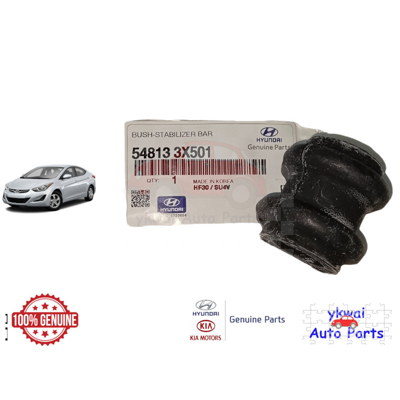 Genuine Hyundai Front Stabilizer Bar Bush for Hyundai Elantra MD (2015 ...