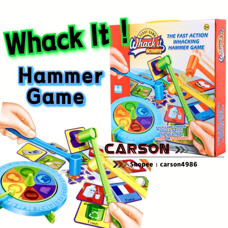 Whack it ! Hammer game Response capability fast action funny family ...