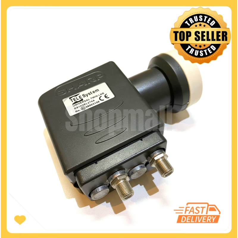 Original Sharp LNB Tele System Universal Twin LNB | Shopee Malaysia