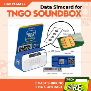 ONEXOX Nano Sim Card for Touch n Go Ewallet Soundbox, Monthly High ...