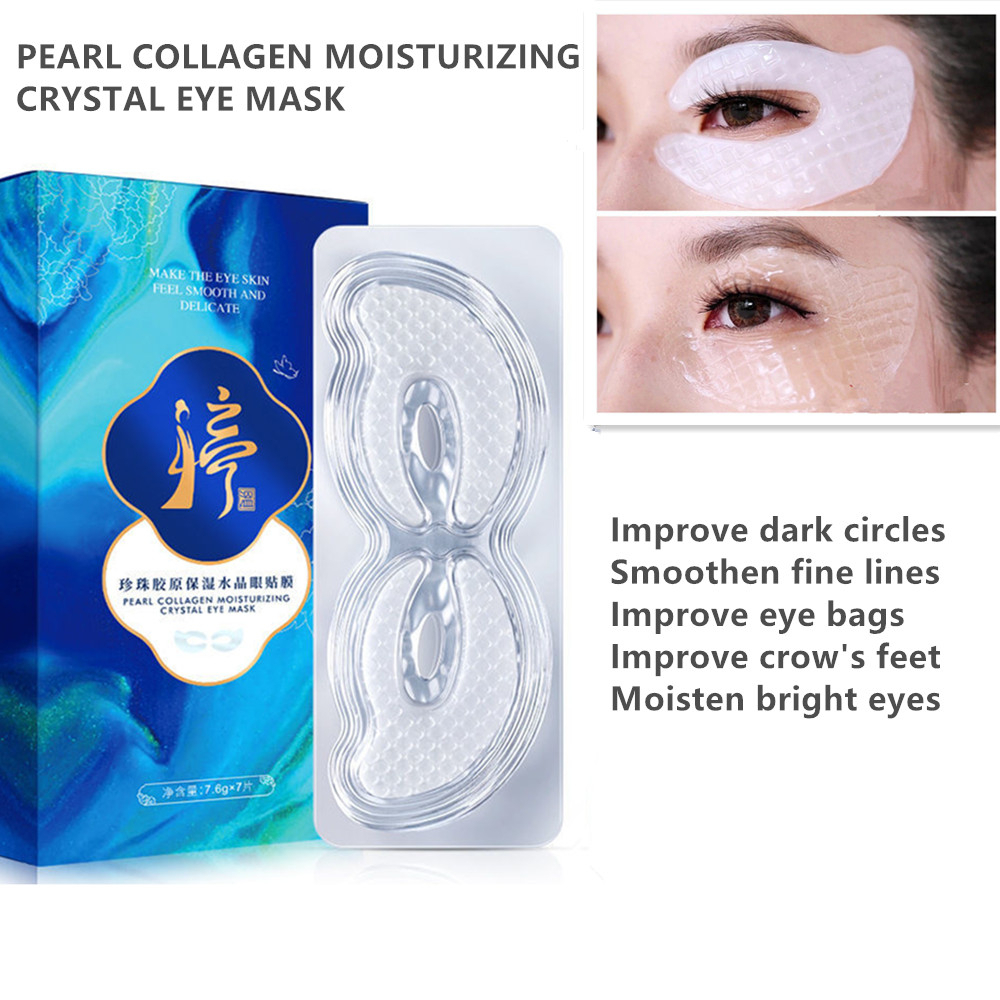 Pearl Jelly Eyes Mask Moisturize Eyes Fade Fine Lines Improve Dark ...