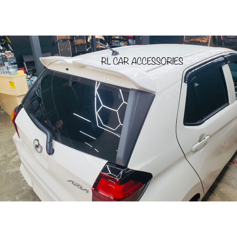Perodua Axia 2023 2024 2025 Gear up RS FILEWAR rear roof top spoiler ...