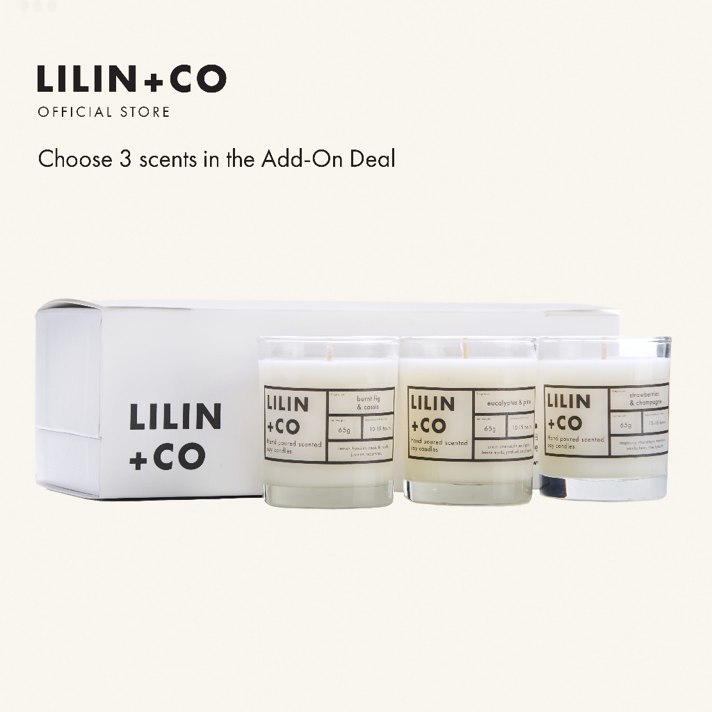 Lilin+Co Gift Box Candle Set (3 Pcs) | Premium Soy Wax | Shopee Malaysia