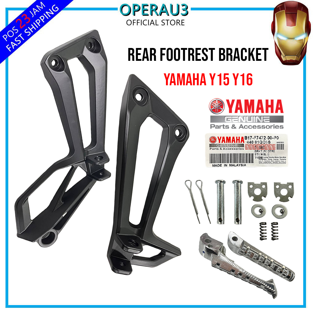YAMAHA Y15 Y16 Y16ZR Y15ZR FOOT REST STAY HOLDER REAR FOOTREST BRACKET ...