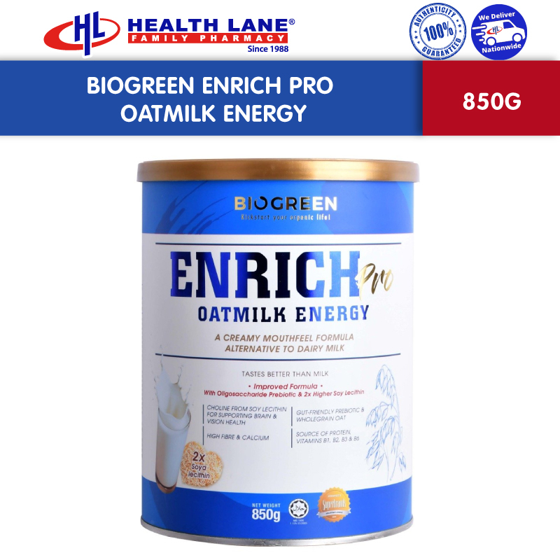 Biogreen Enrich Pro Oatmilk Energy (850g) | Shopee Malaysia