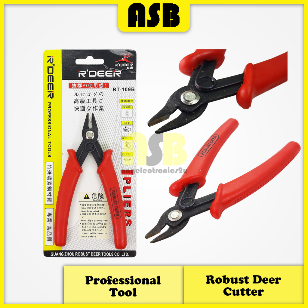 (1pc) Robust RT-109B Deer Wire Cutter / Pemotong Wayar ( 574003442 ...