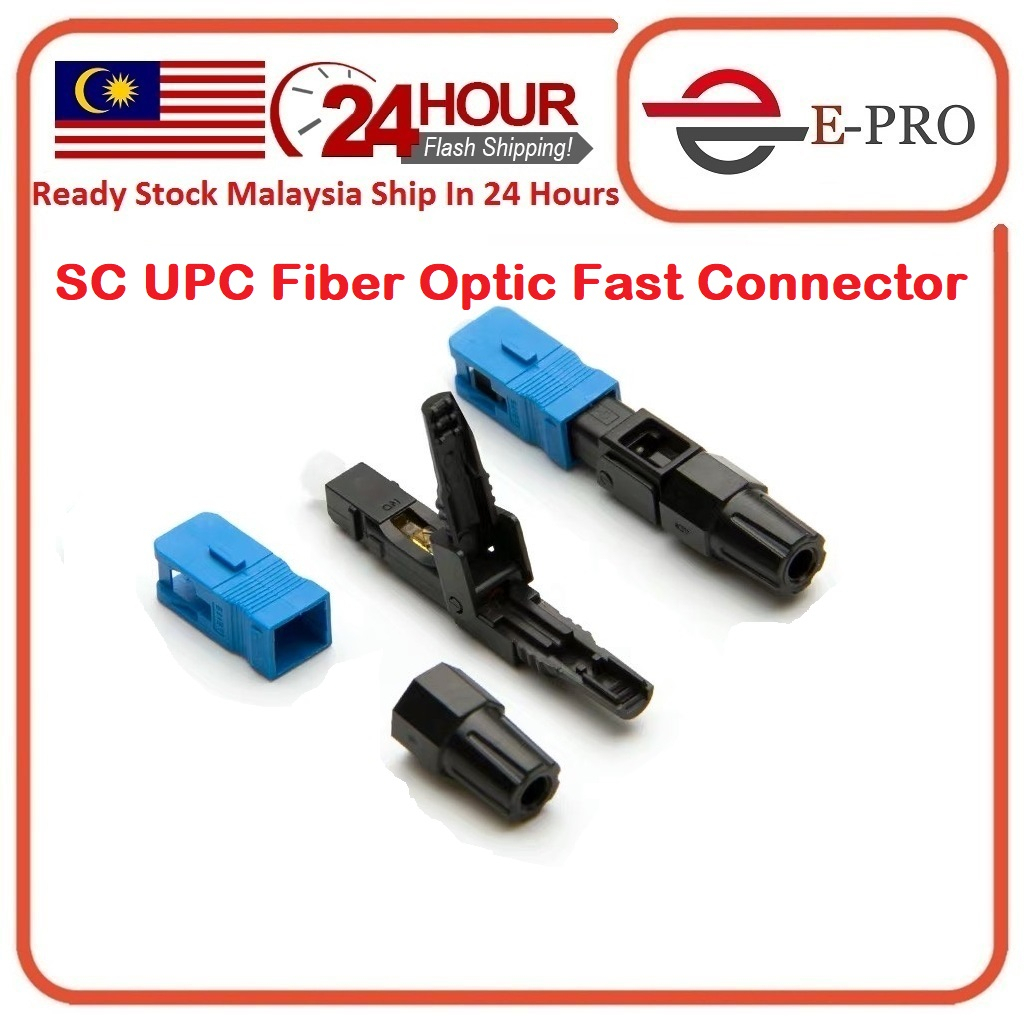 SC UPC FTTH Single Mode Fiber Optic Fast Connector SC UPC Fiber Optic ...