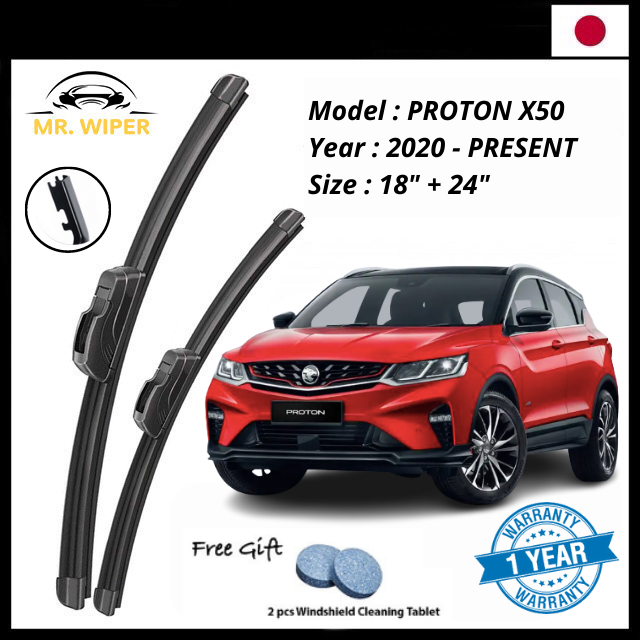 🔥MR WIPER🔥 PROTON X50 (2020-Present) MR WIPER JAPAN TECHNOLOGY WIPER ...
