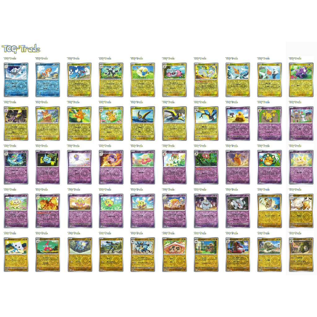 [Pokemon TCG Singles] SV1 Base Set - Common/Uncommon Reverse Holo Pg 2 ...