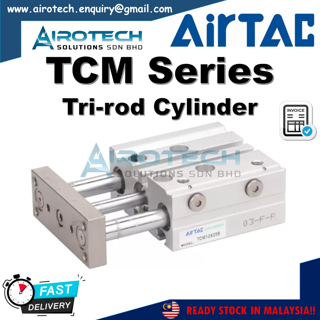 AirTAC TCM Series Tri Rod Air Cylinder With Magnet *Invoice Provided | Shopee Malaysia
