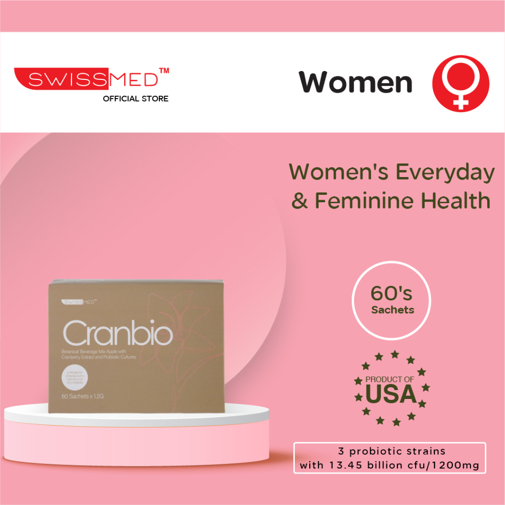 SWISSMED™ Cranbio Supports Women's Everyday & Feminine Health (60's ...