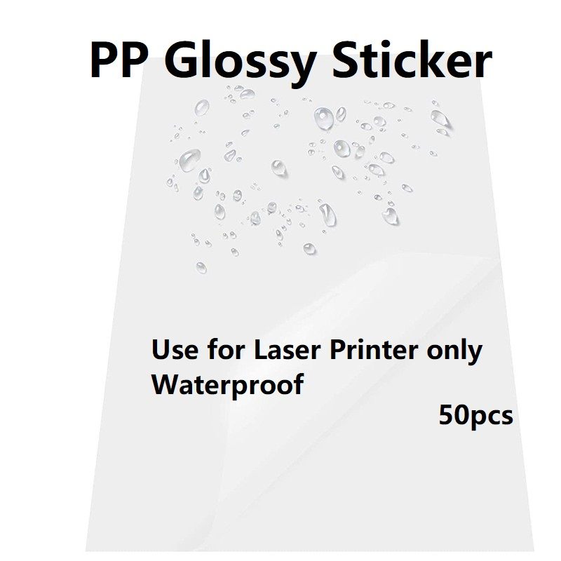 A4 Waterproof Sticker / Mirrorkote Sticker / Kraft Sticker / PP Matte ...