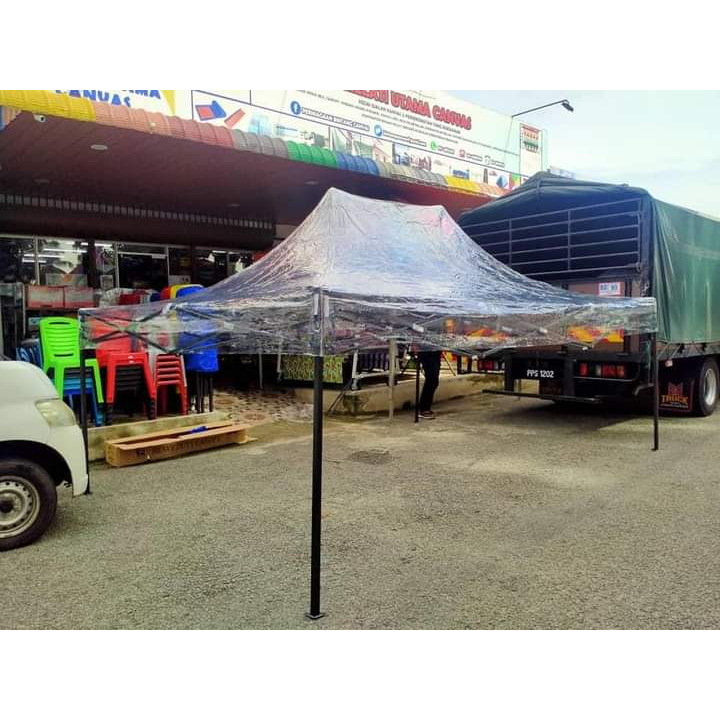 KHEMAH 10X15 TRANSPARENT/JERNIH BESI SEGI SQ | Shopee Malaysia