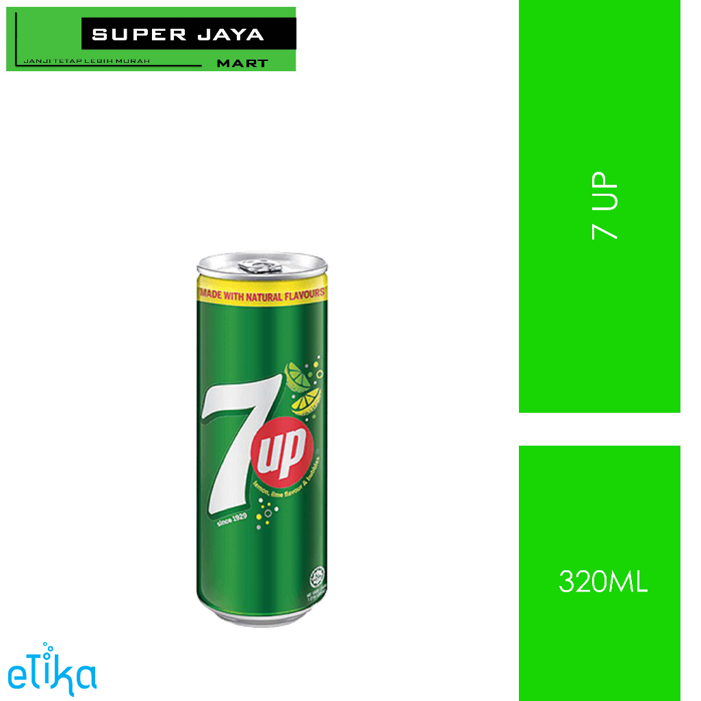 Carbonated can drinks 320ML 7up/Revive/Coke classic/Coke rasa asli ...