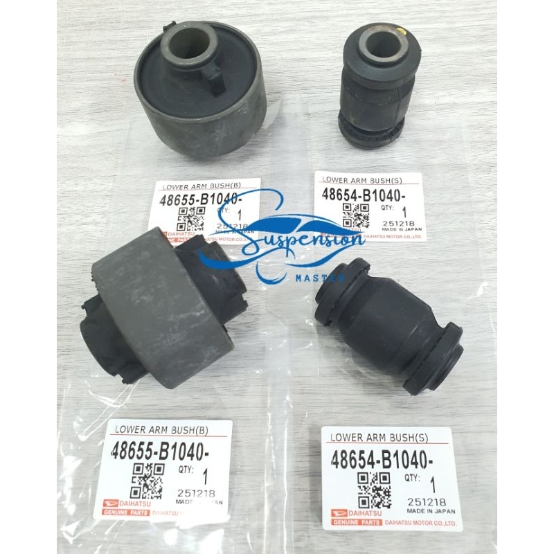 4 IN 1 SET - FRONT LOWER ARM BUSH SET - PERODUA ALZA (2009 - 2023 ...