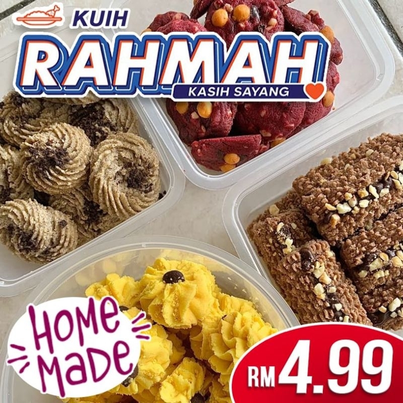 Biskut Raya Bajet 2023 | Biskut Raya Rahmah Kasih Sayang | Shopee Malaysia